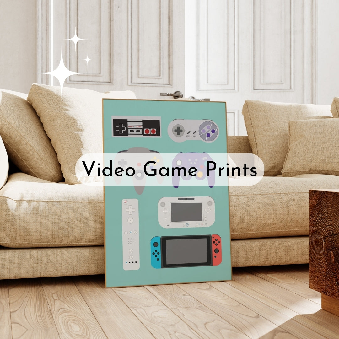 Video Game Prints – Poppermost Prints