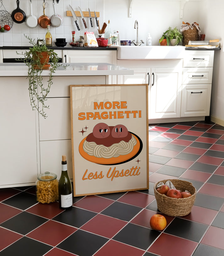 More Spaghetti Less Upsetti – Poppermost Prints