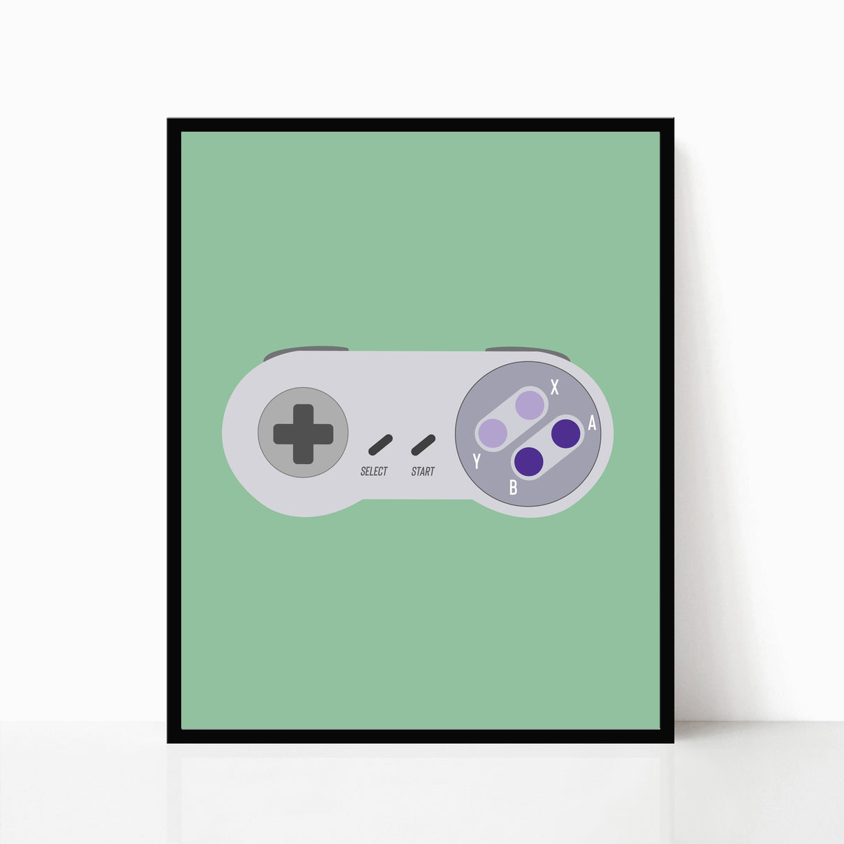 Retro Video Game Controllers Set – Poppermost Prints